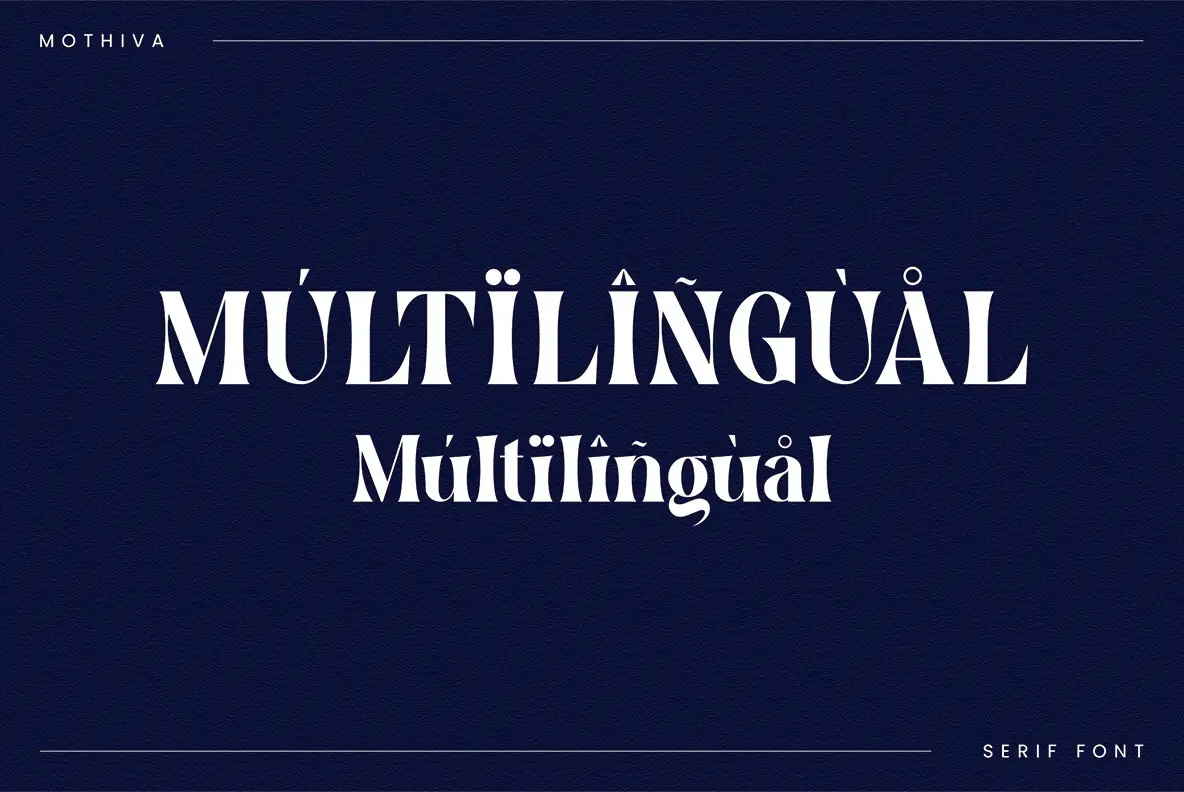 Mothiva Font - YouWorkForThem
