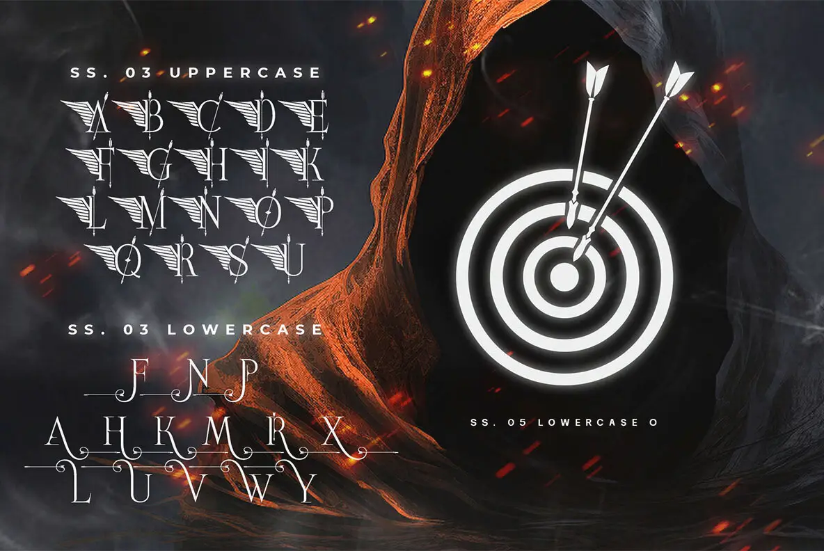 Arrow Hero Font - YouWorkForThem