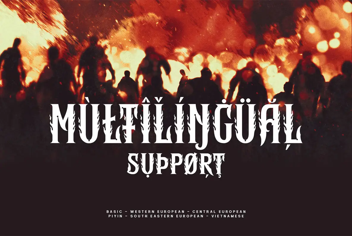 Hero Fire Font - YouWorkForThem