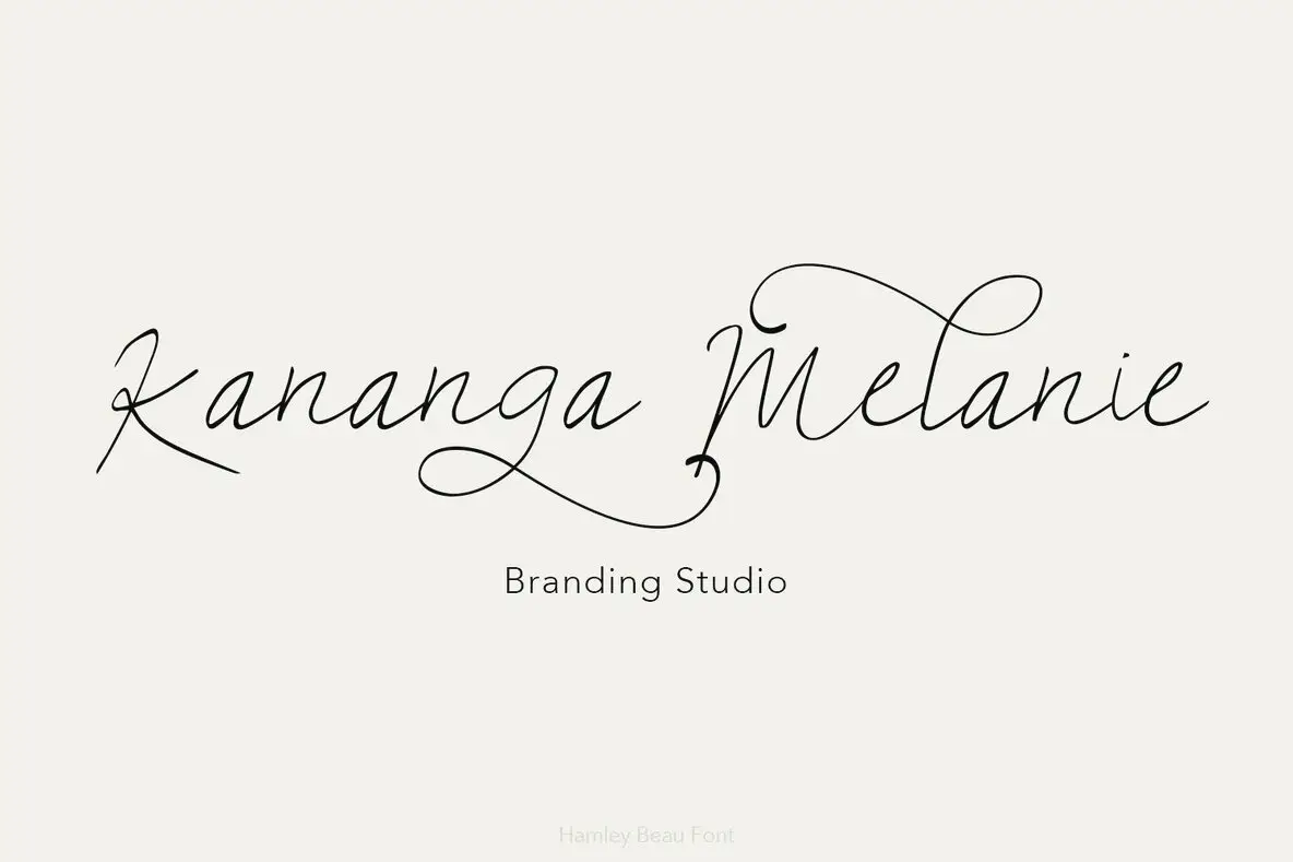 Hamley Beau Font - YouWorkForThem