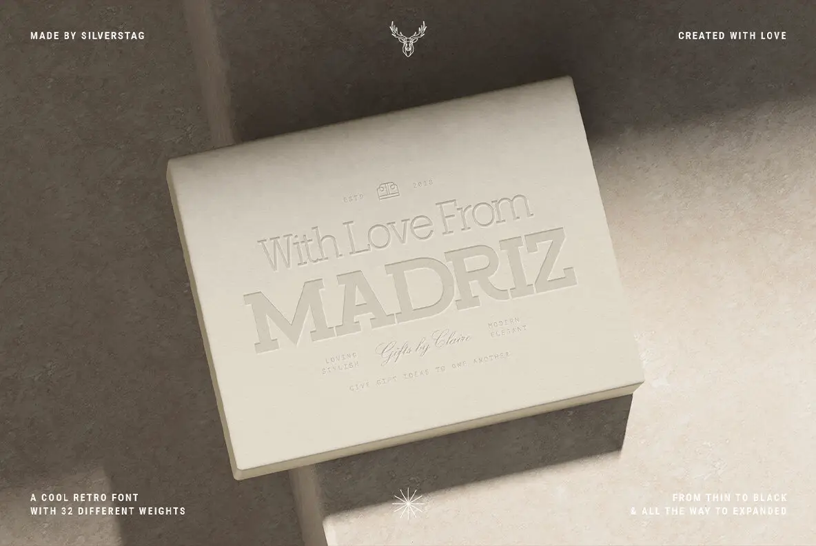 Madriz Font - YouWorkForThem