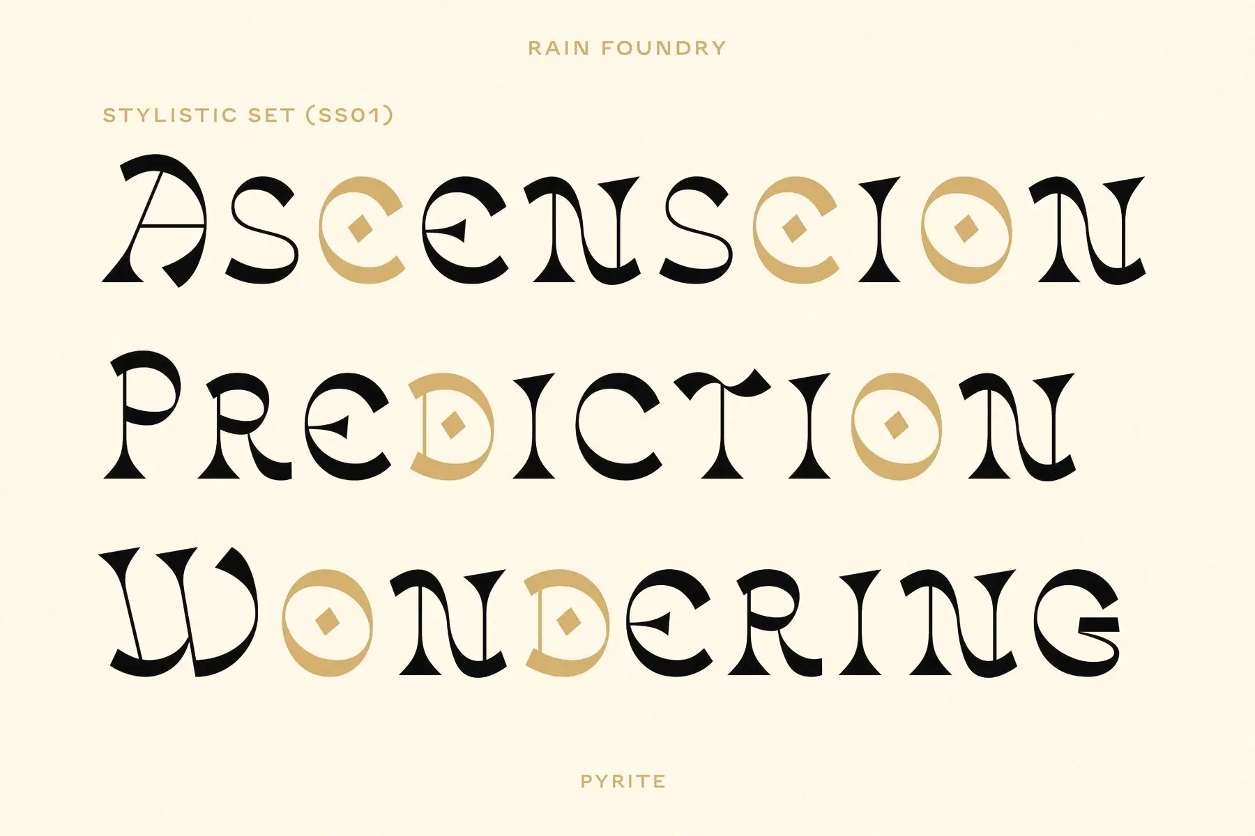 Pyrite Font - YouWorkForThem