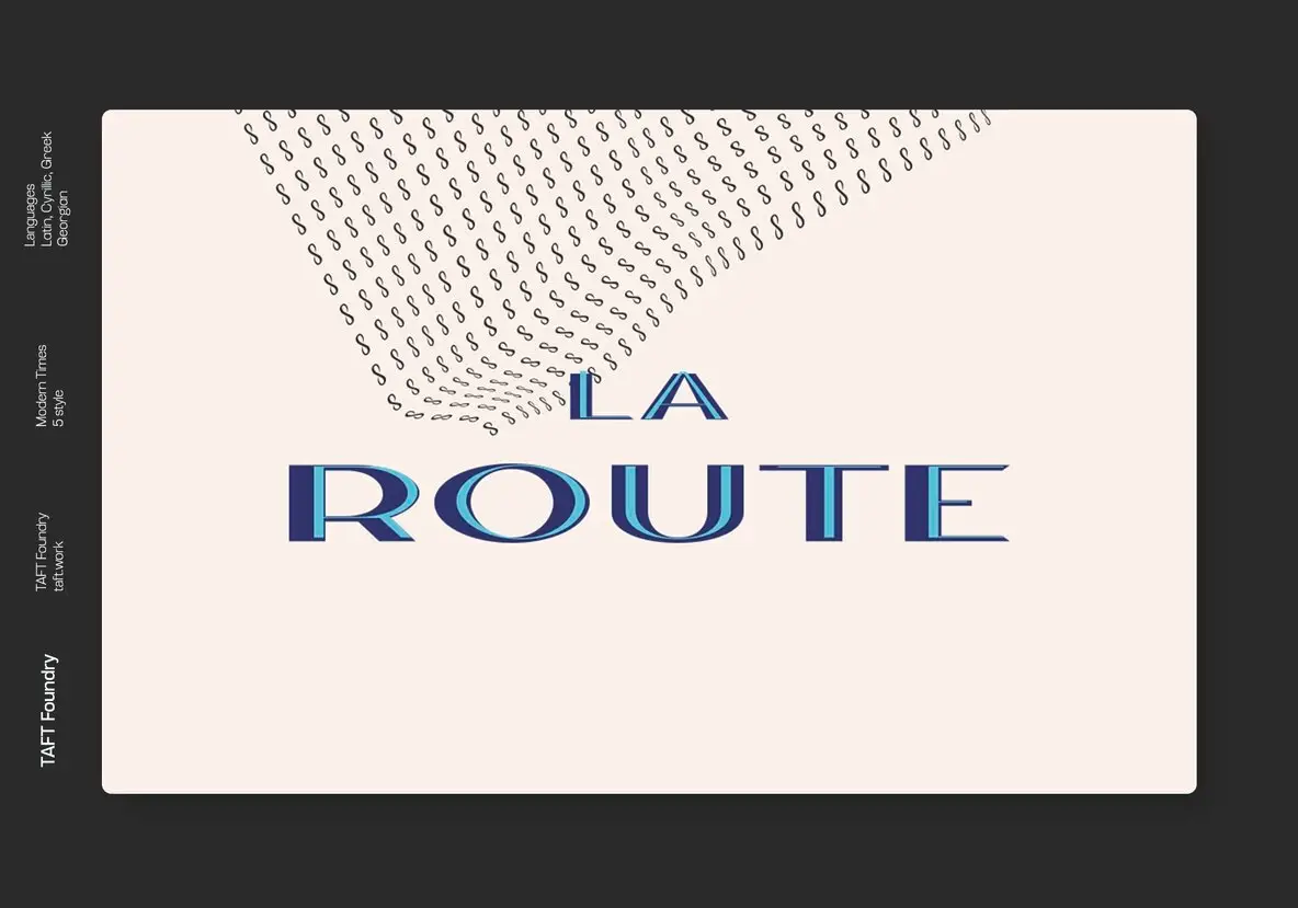 La Route Font - YouWorkForThem