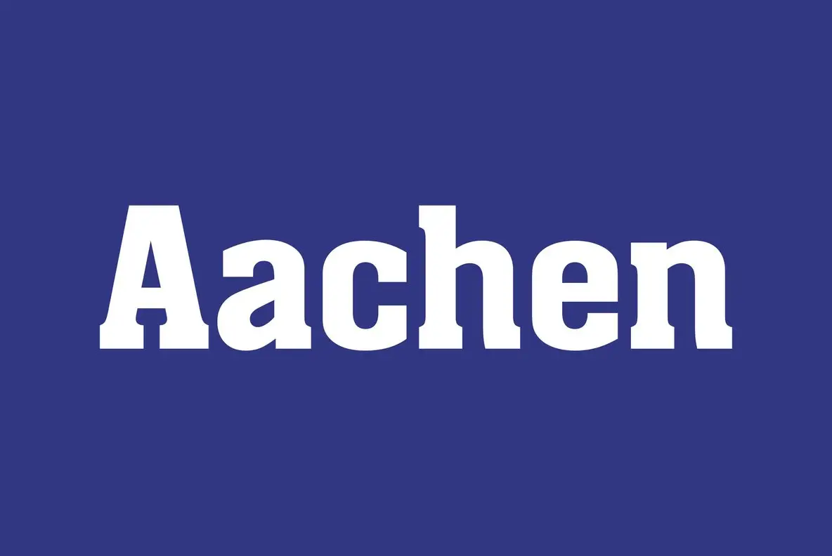 Aachen Font - YouWorkForThem