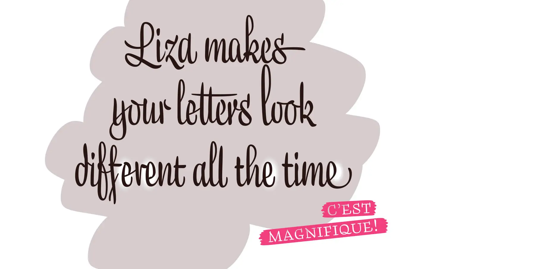 Liza Pro Font - YouWorkForThem