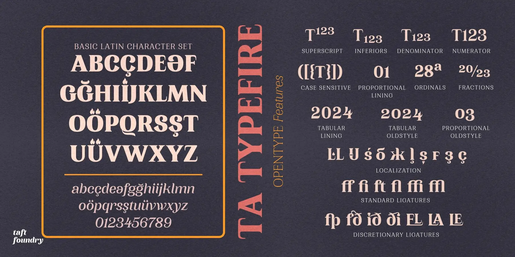 TA Typefire Font - YouWorkForThem