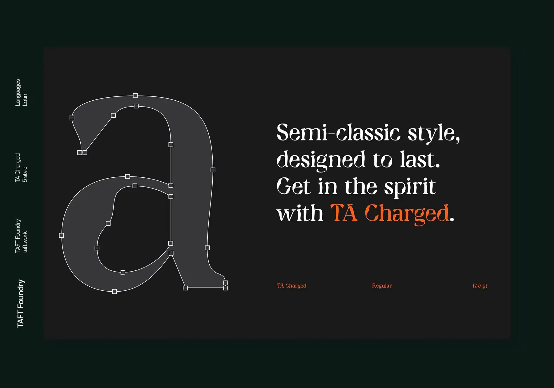 TA Charged Font - YouWorkForThem