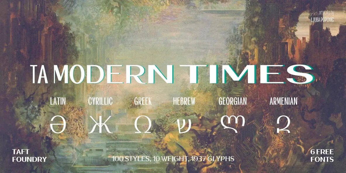 TA Modern Times Font - YouWorkForThem