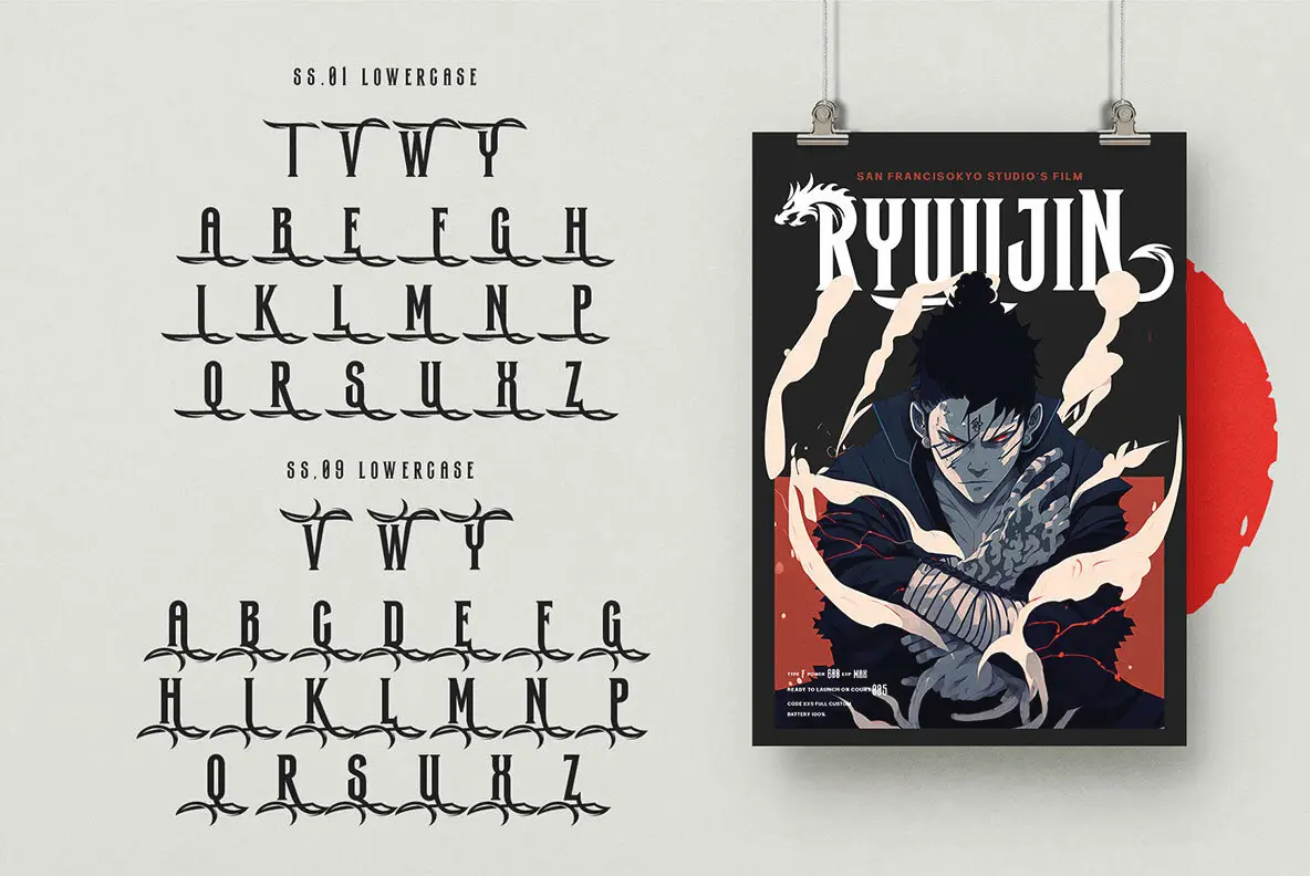 Power of Dragon Font - YouWorkForThem