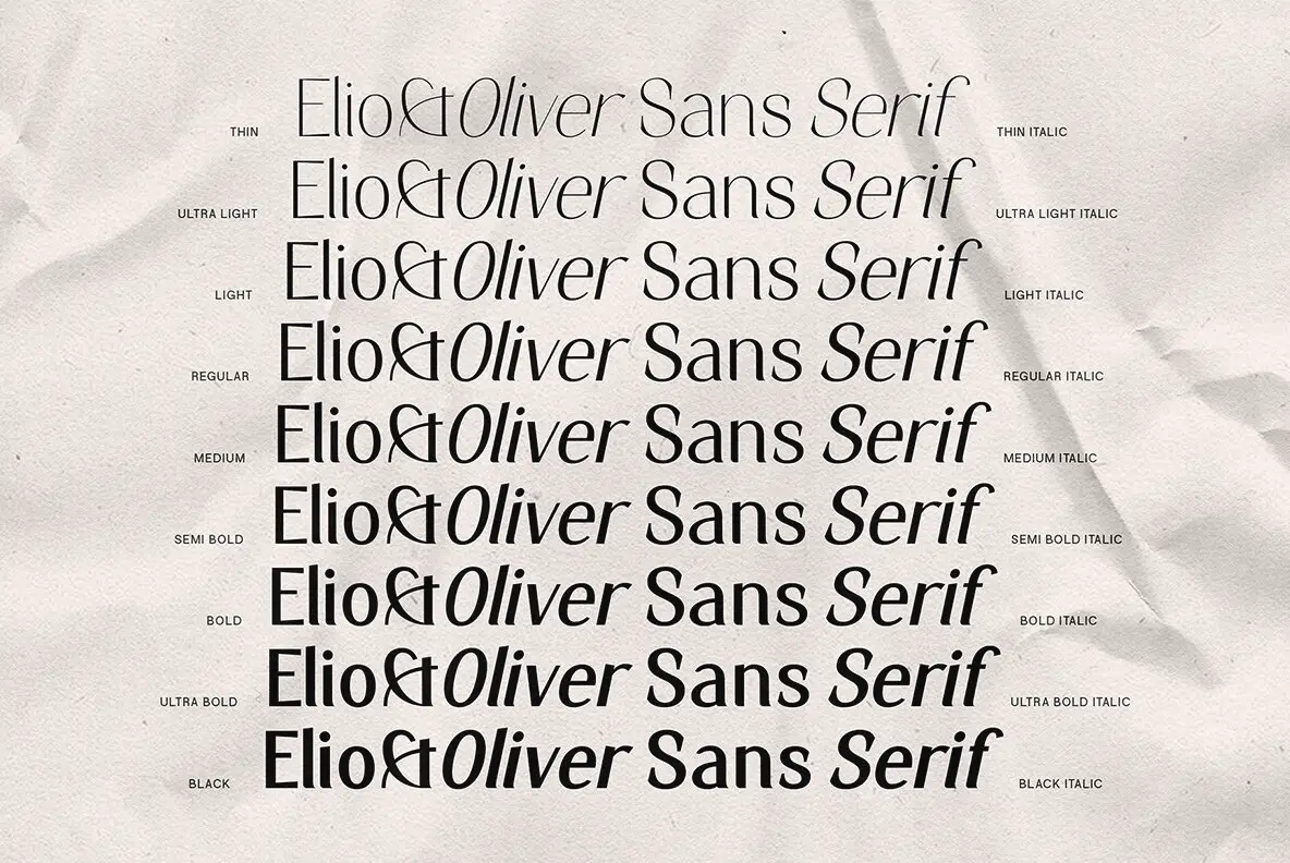 Elio And Oliver v2 Font - FontPath