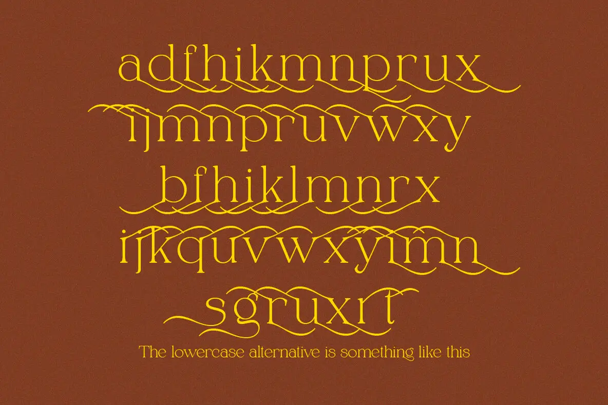 Alpinecia Font - YouWorkForThem