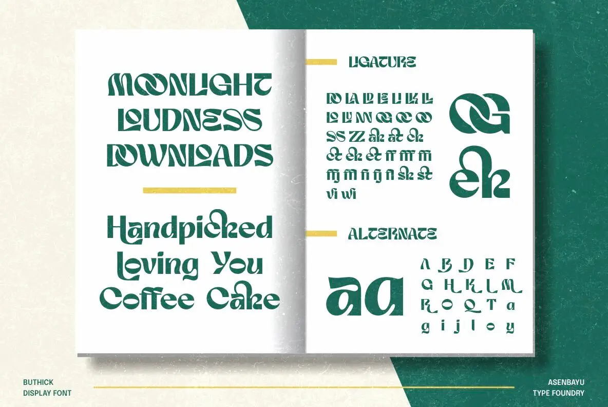 Buthick Font - YouWorkForThem