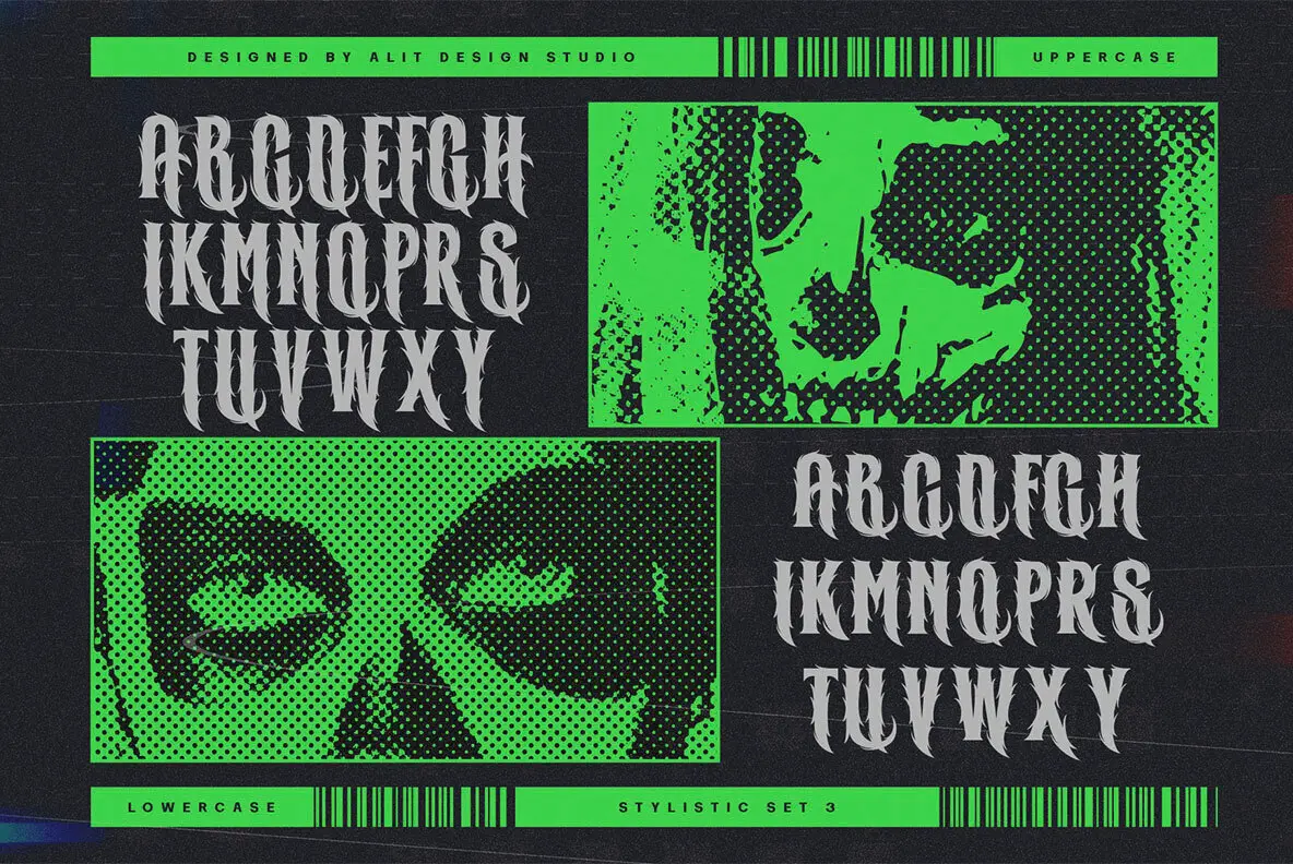 Metal Thorn Font - FontPath