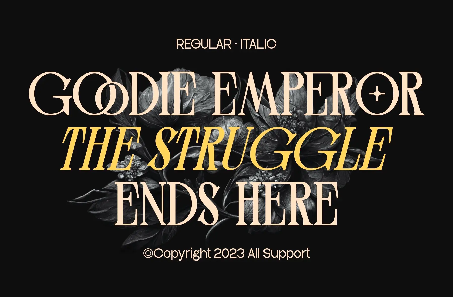 Bolger Font - YouWorkForThem