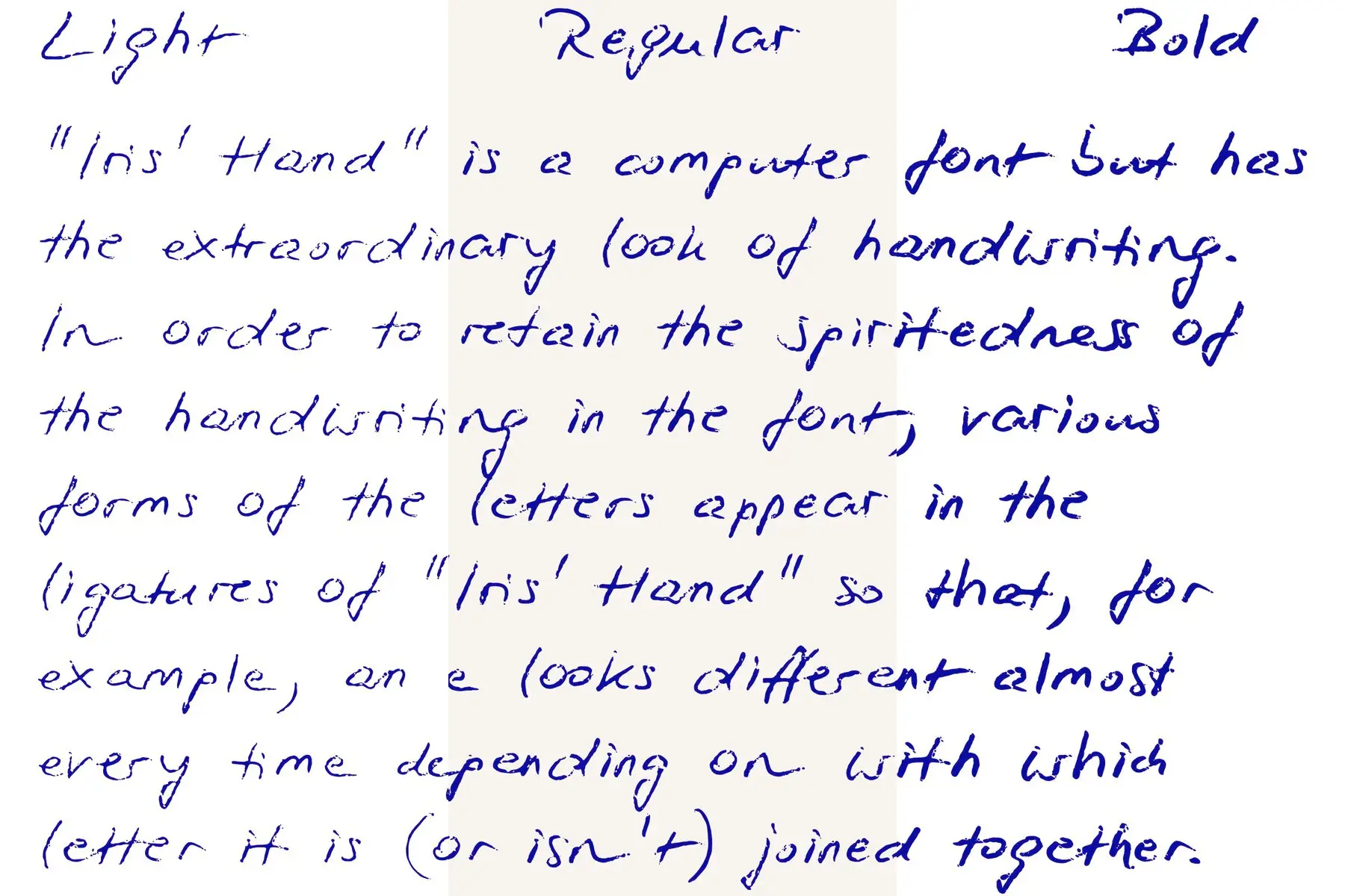 Iris Hand Font - YouWorkForThem