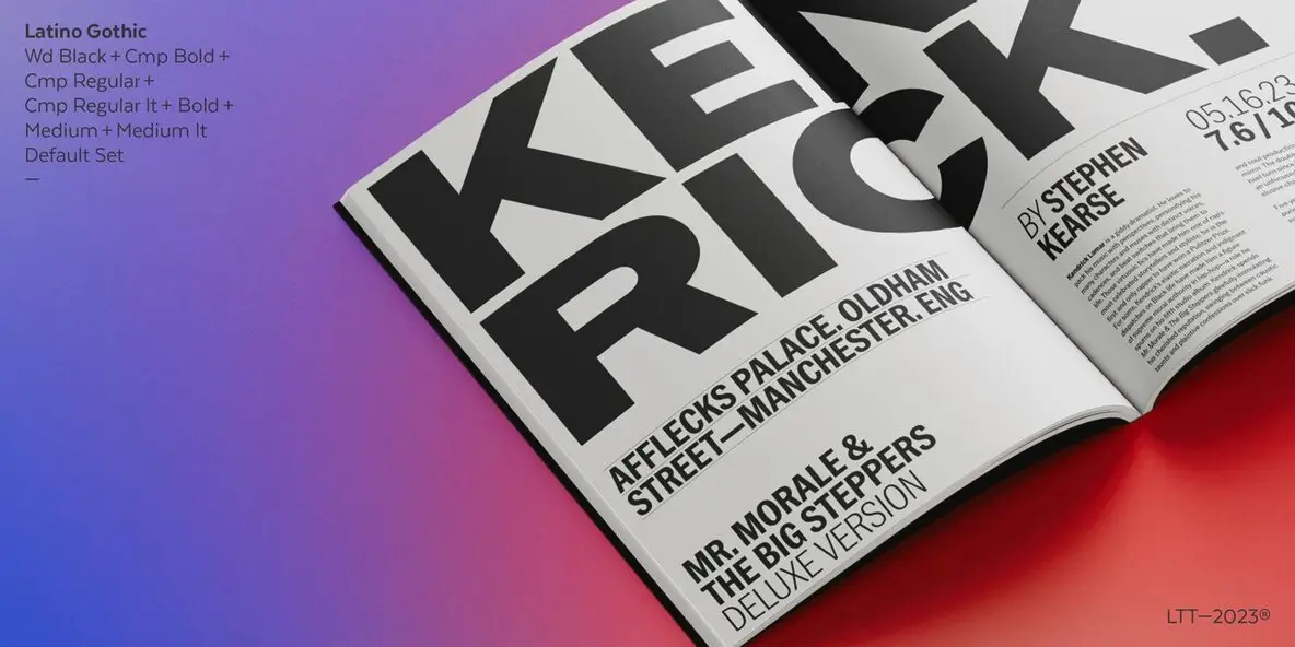 Latino Gothic Font - FontPath