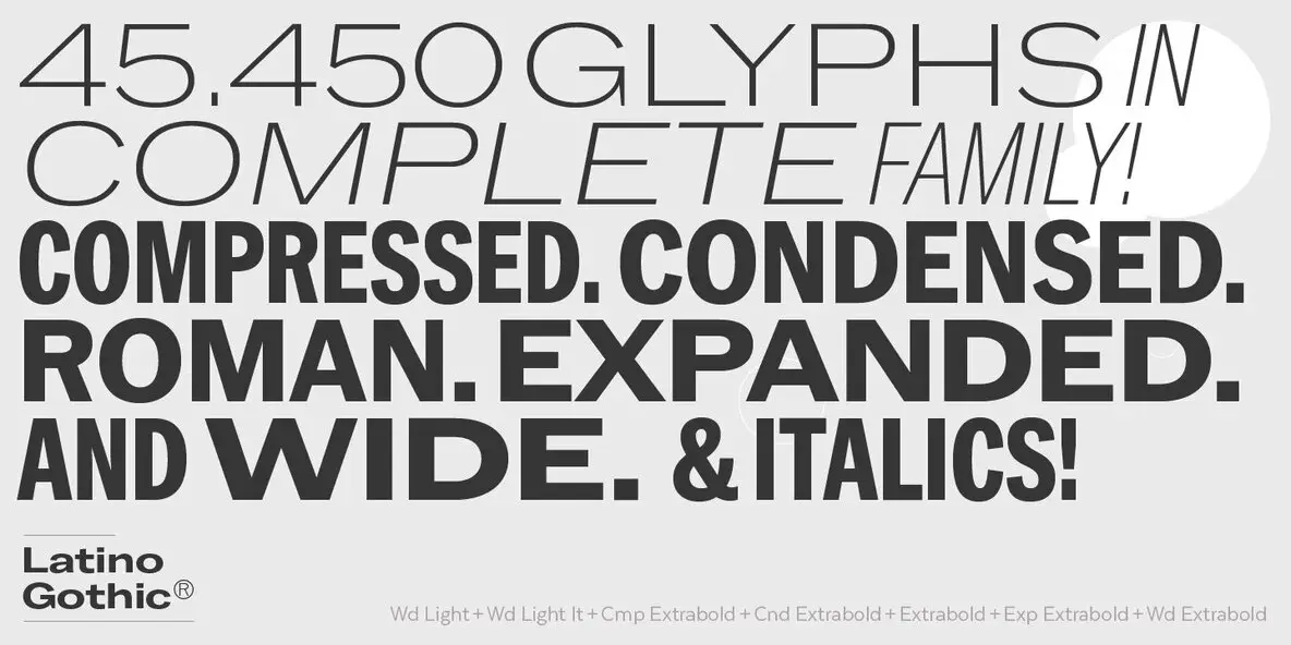 Latino Gothic Font - YouWorkForThem