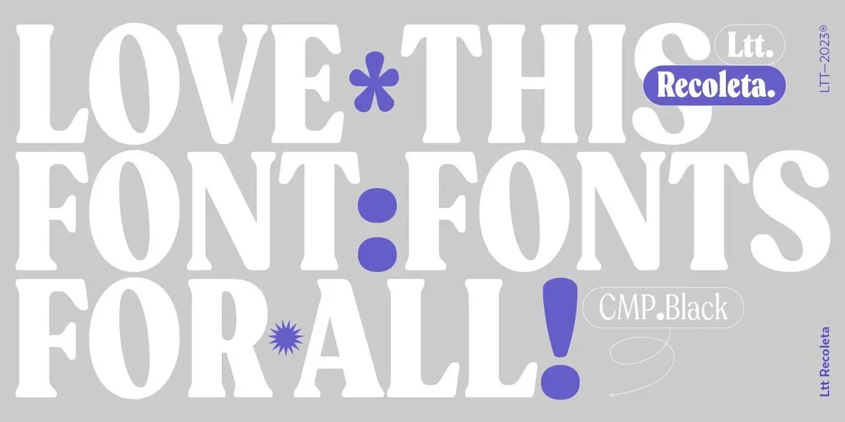 Ltt Recoleta Font - YouWorkForThem