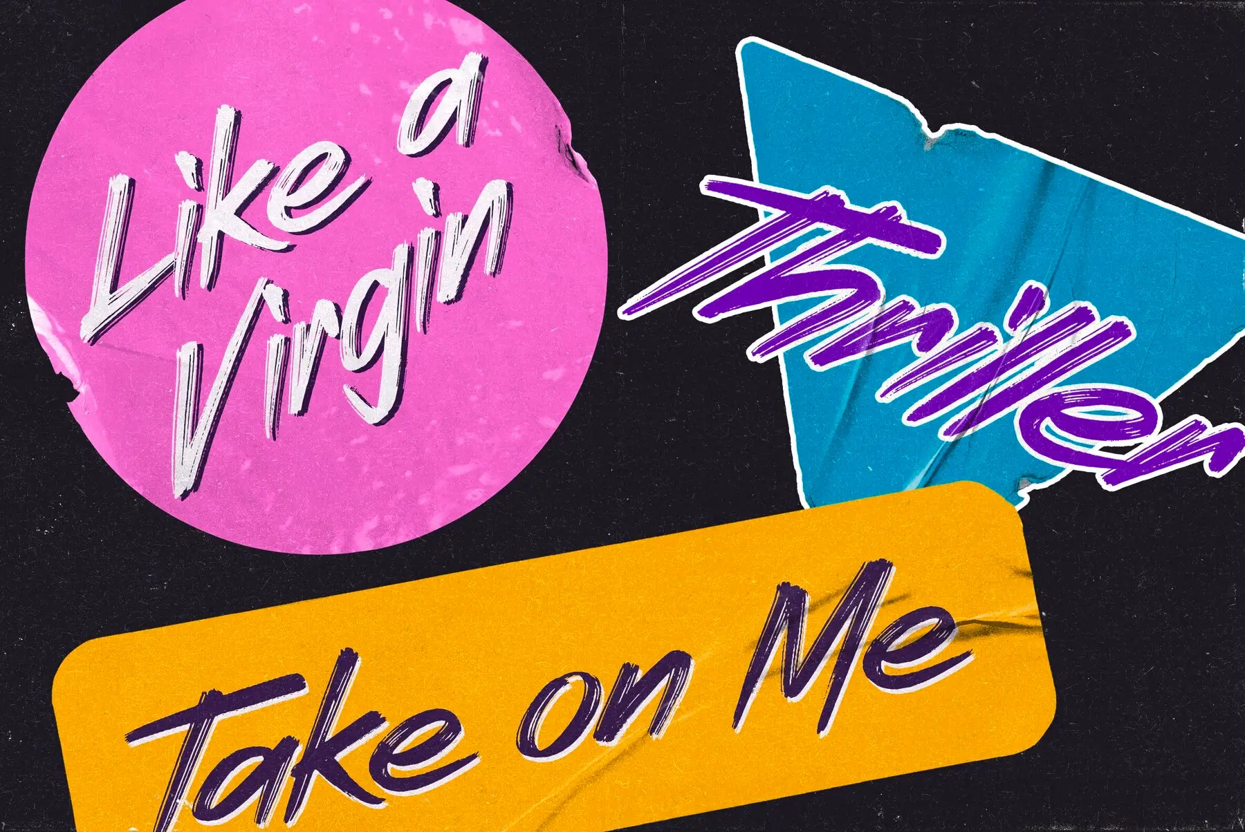 Download Retro Wave Font Embrace The 80s Design Vibe Youworkforthem