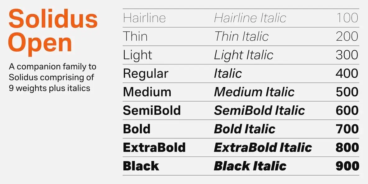 Solidus Open Font - YouWorkForThem