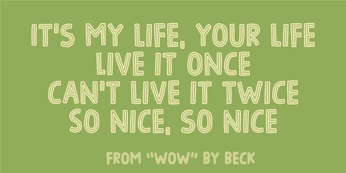 Spacy Avocado Font - FontPath