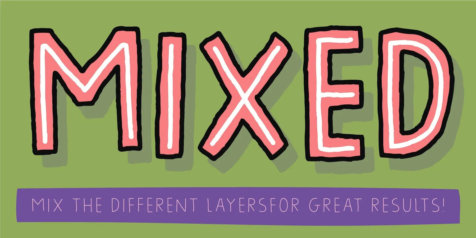 Spacy Avocado Font - YouWorkForThem