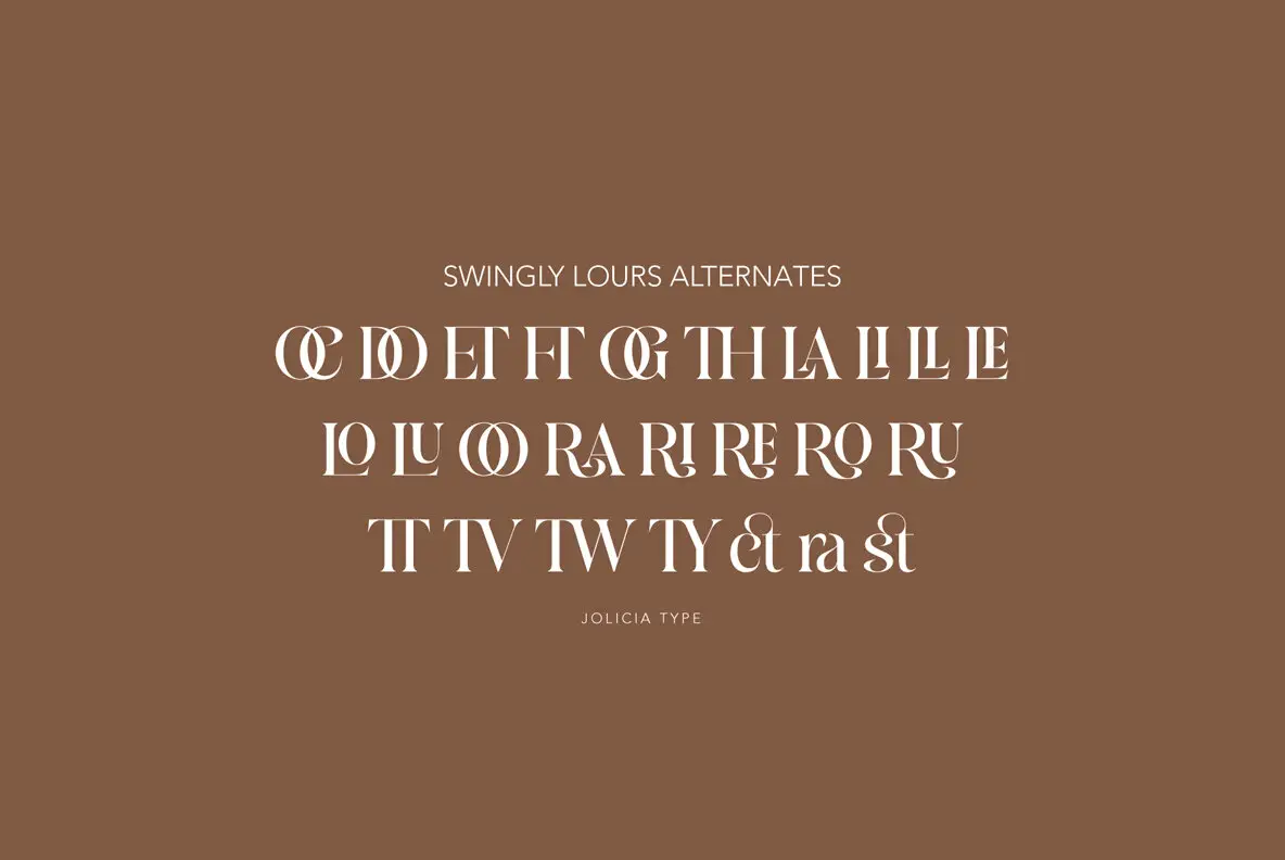 Swingly Lours Font - YouWorkForThem