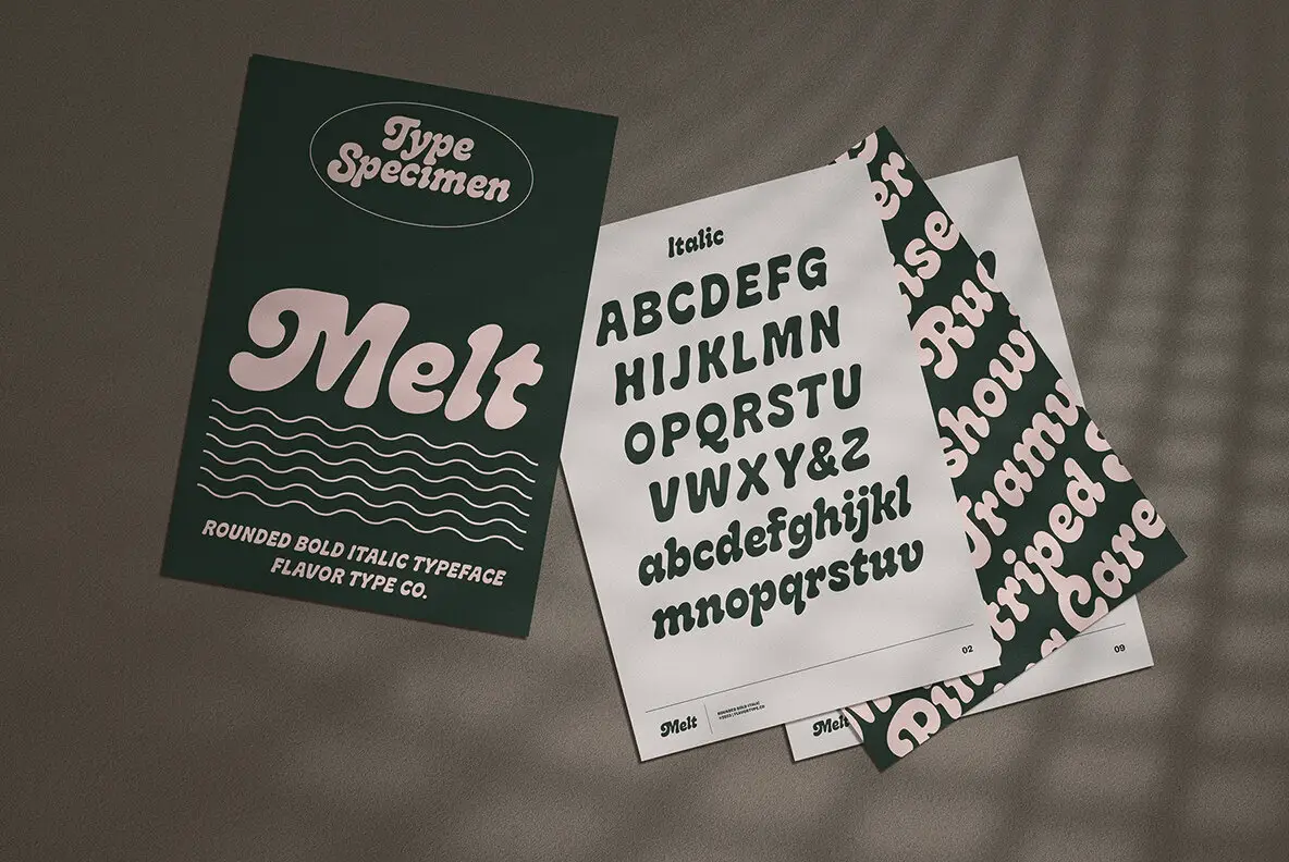 Melt Font - YouWorkForThem