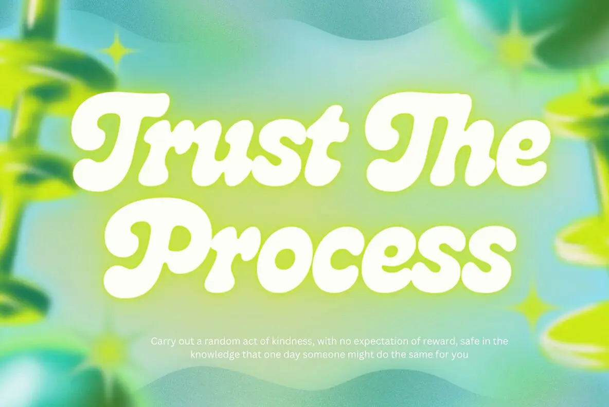 Melt Font - YouWorkForThem