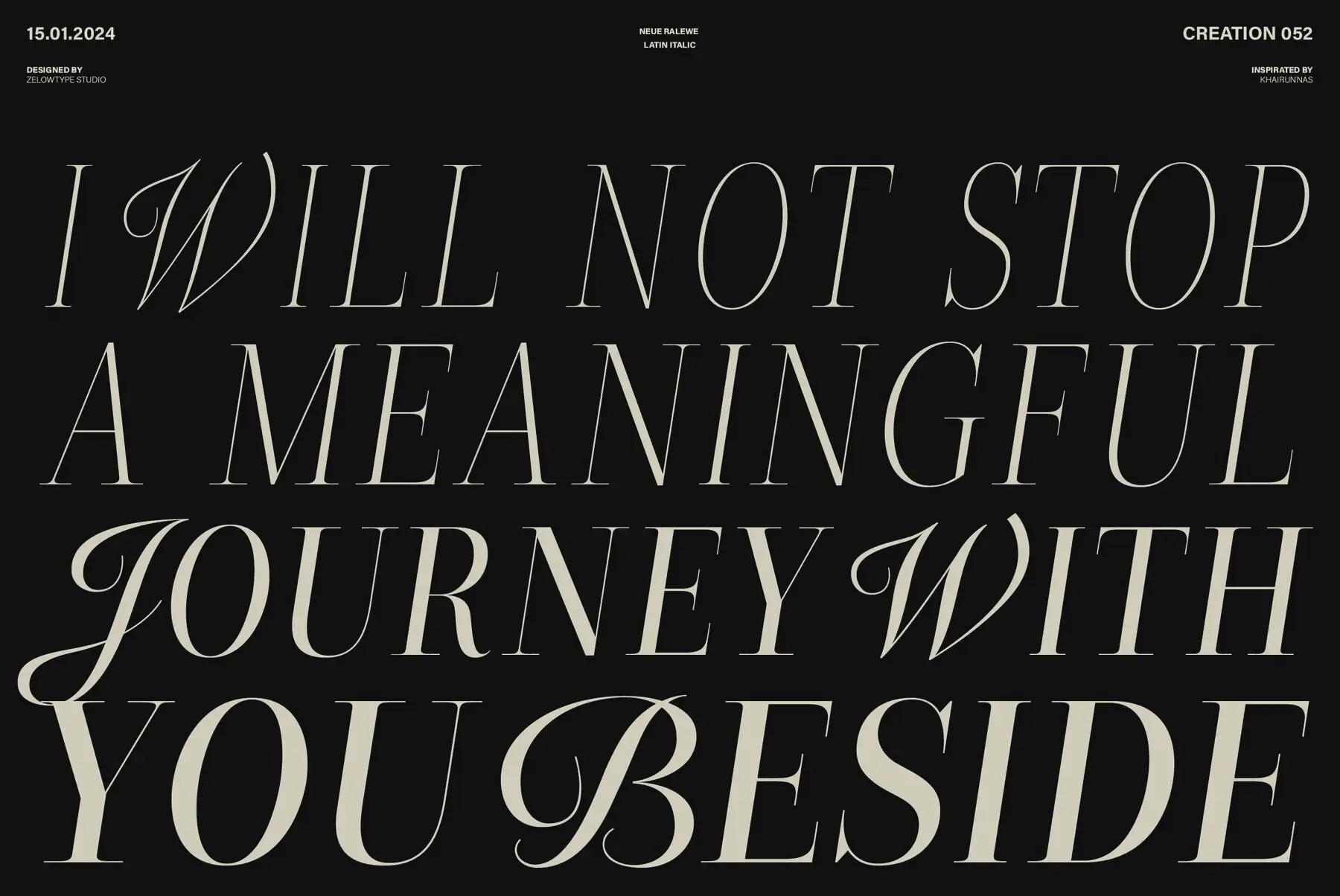ZT Neue Ralewe Font - YouWorkForThem