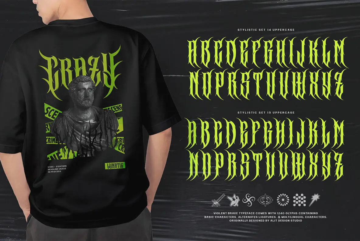 Violent Brave Font - YouWorkForThem