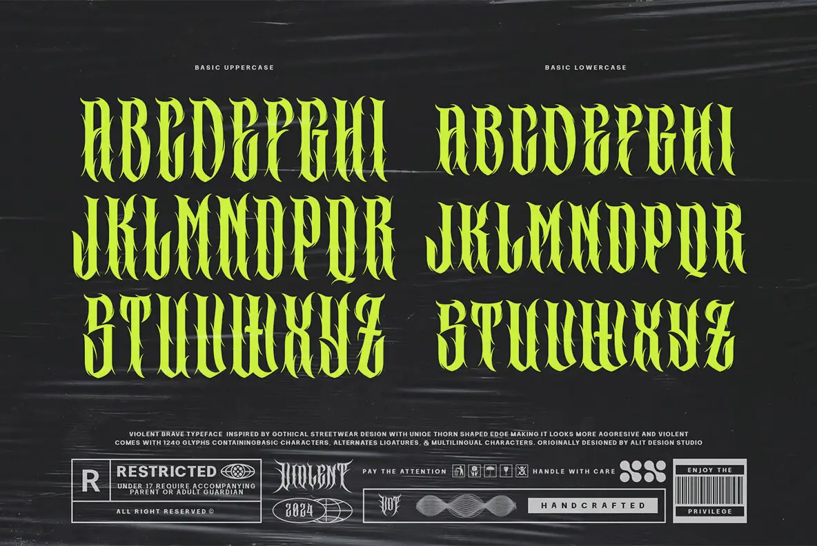 Violent Brave Font - YouWorkForThem