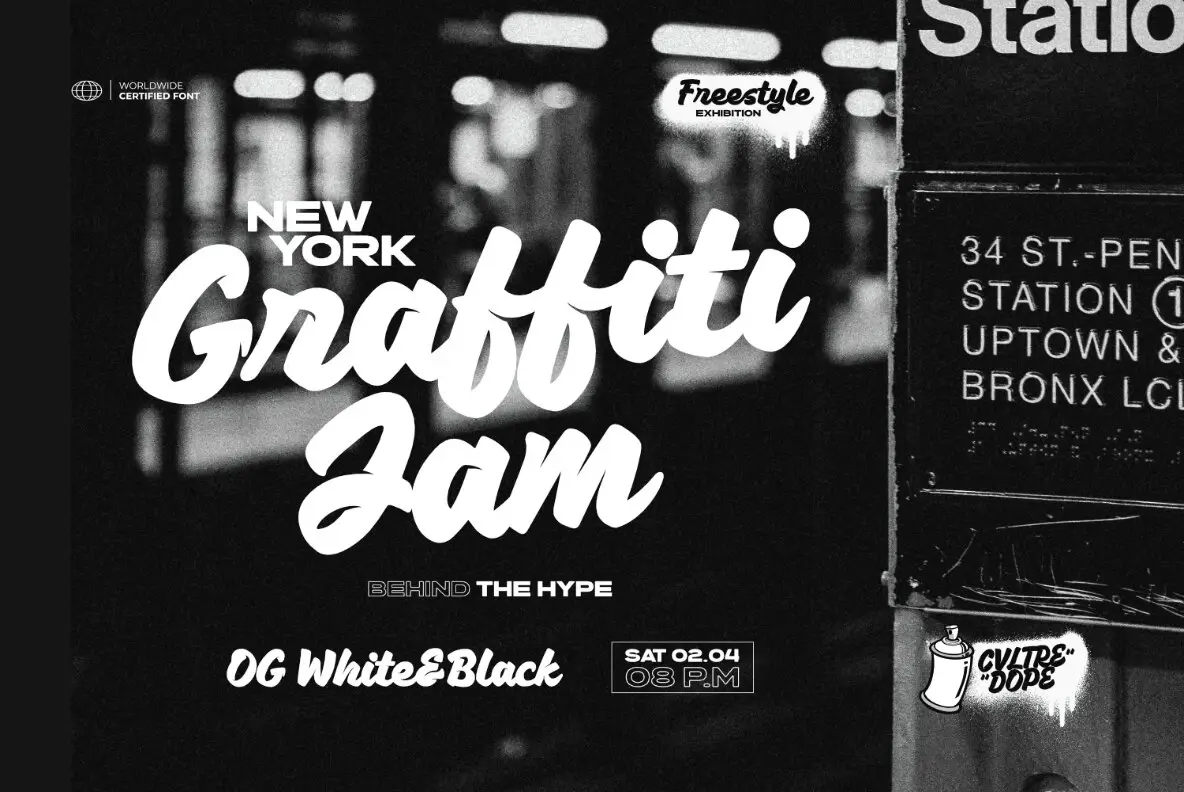 Cvltre Dope Font - YouWorkForThem