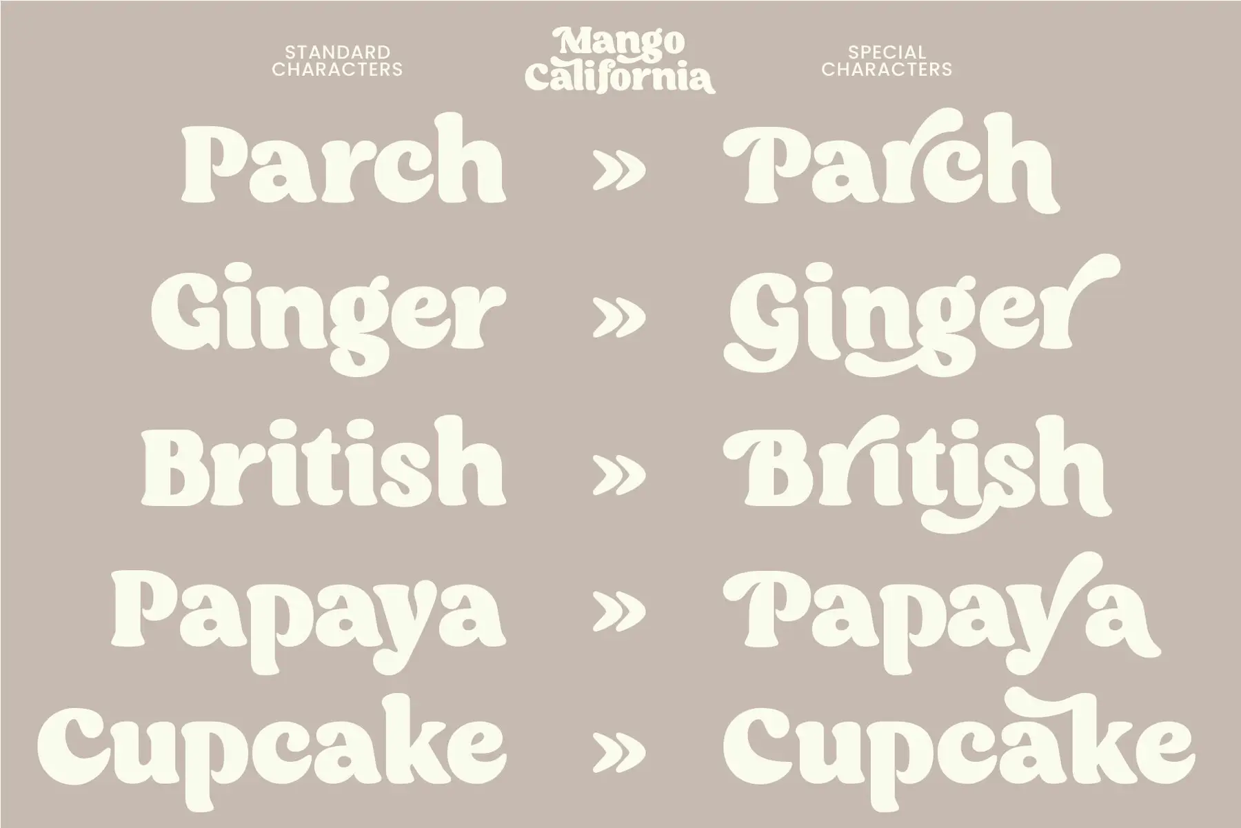 Mango California Font - FontPath