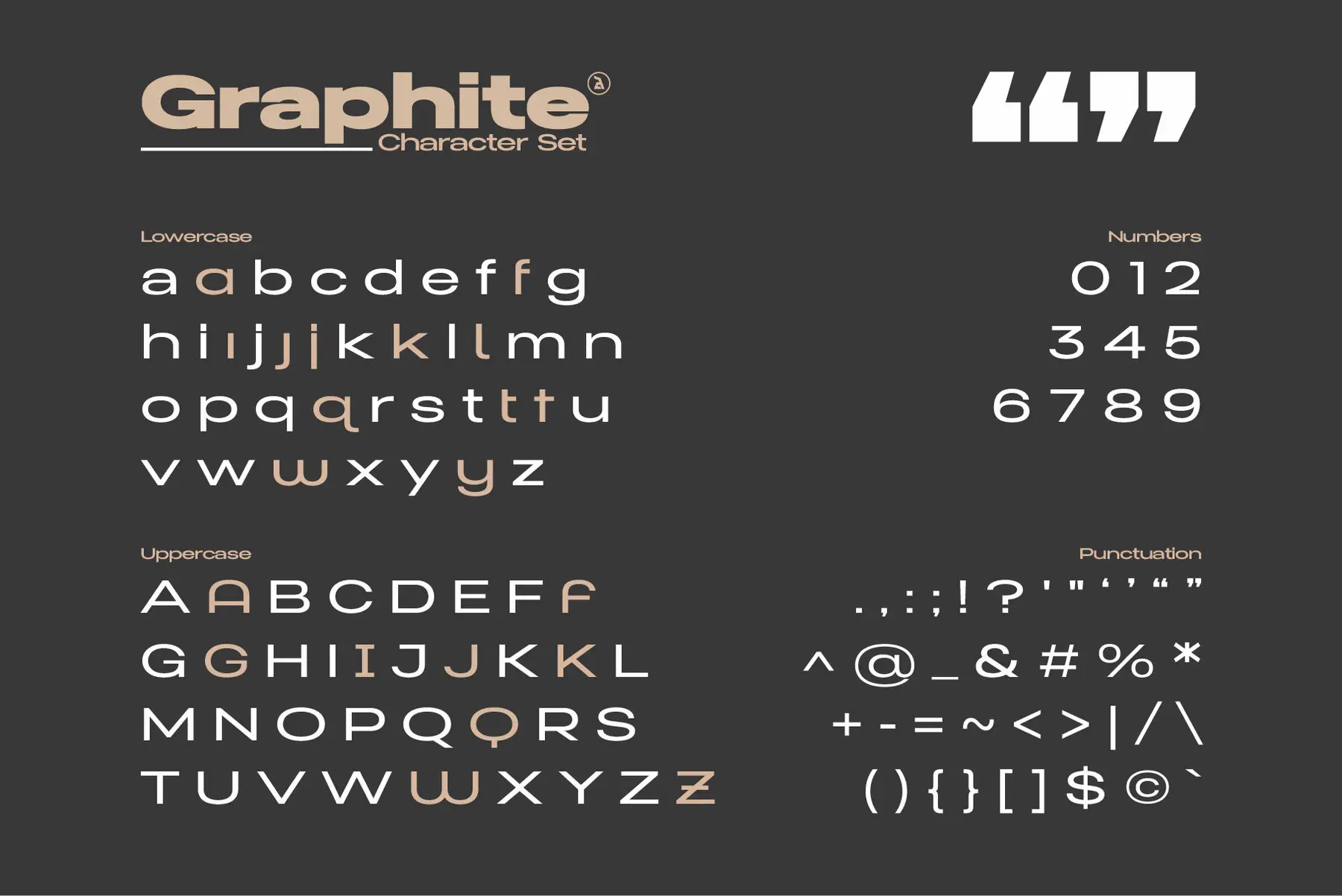 Graphite Font - YouWorkForThem