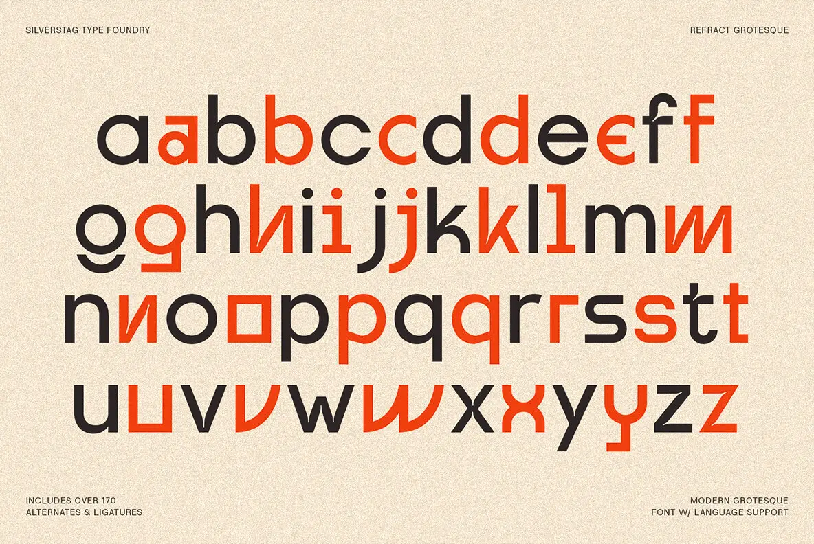 Refract Font - YouWorkForThem