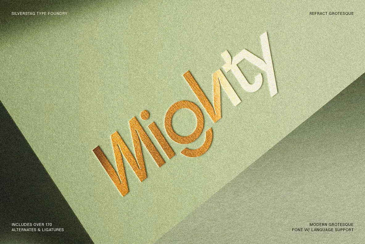 Refract Font - YouWorkForThem