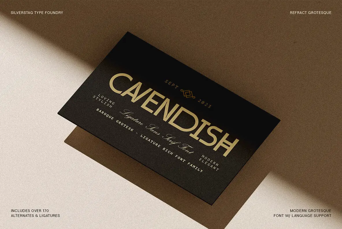 Refract Font - YouWorkForThem