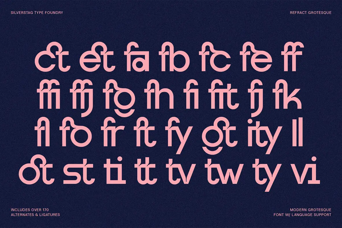 Refract Font - YouWorkForThem