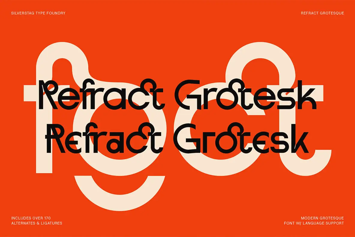 Refract Font - YouWorkForThem