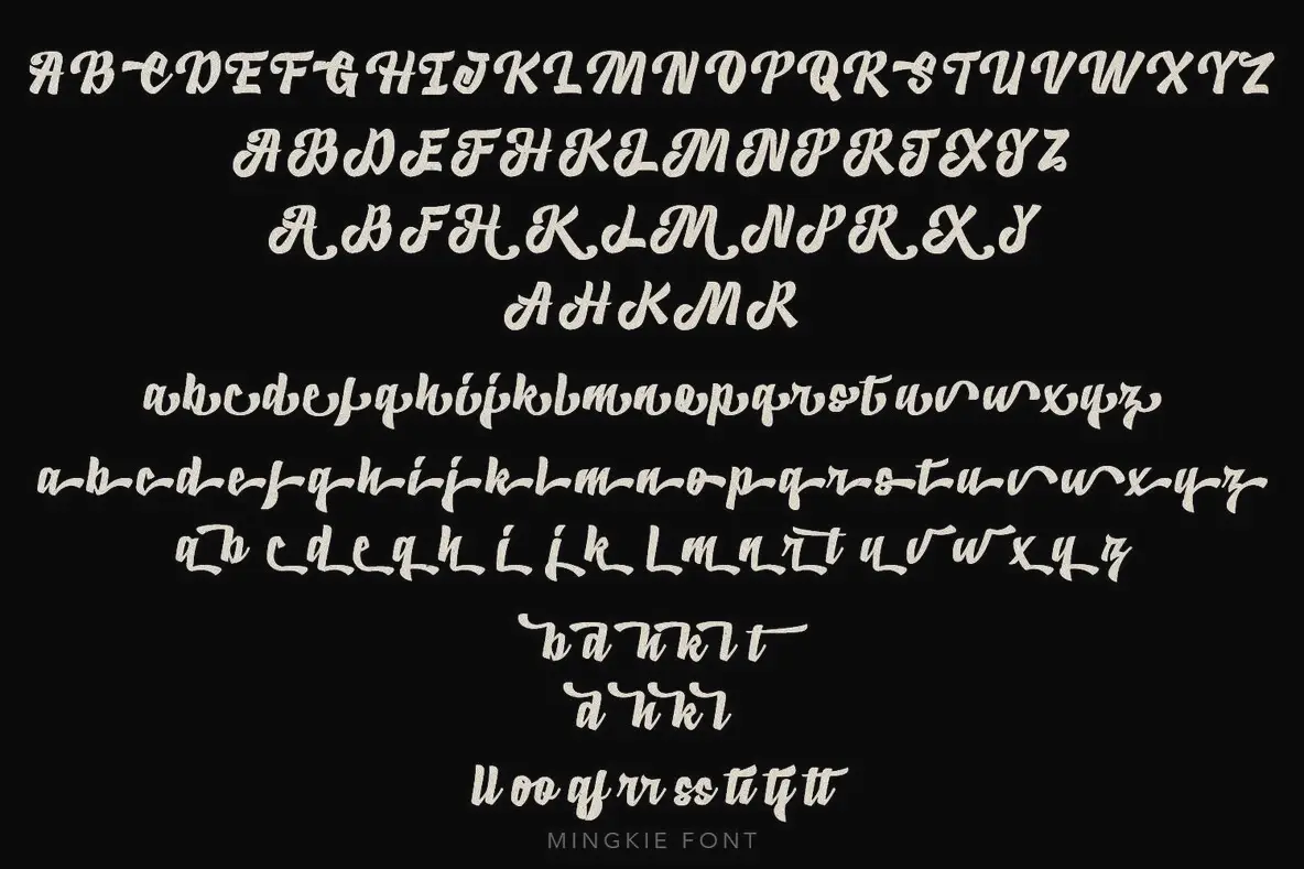 Mingkie Font - YouWorkForThem