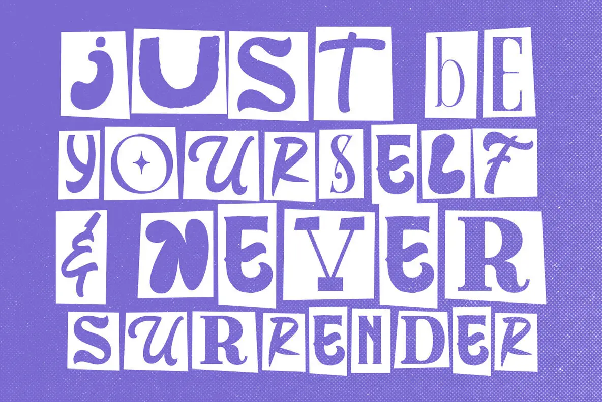 The Ransom Notes Font - YouWorkForThem