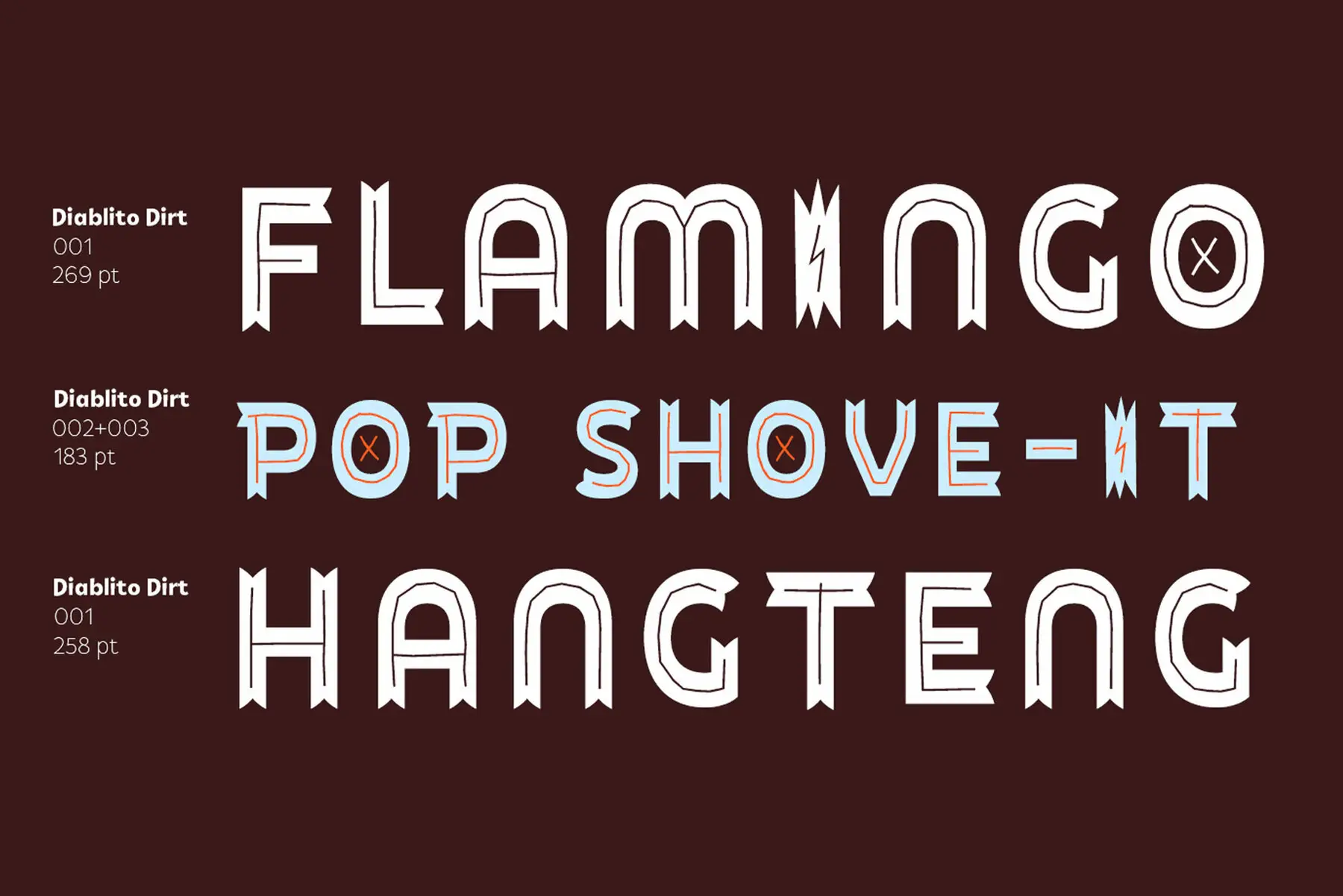 Diablito Dirt Font - YouWorkForThem