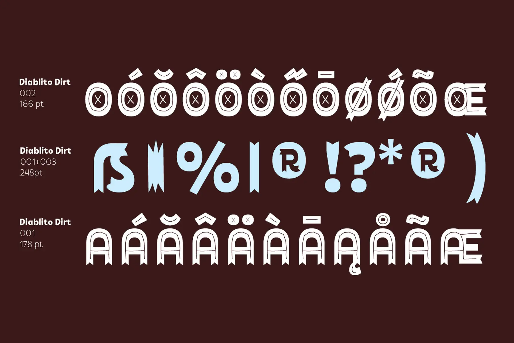 Diablito Dirt Font - YouWorkForThem