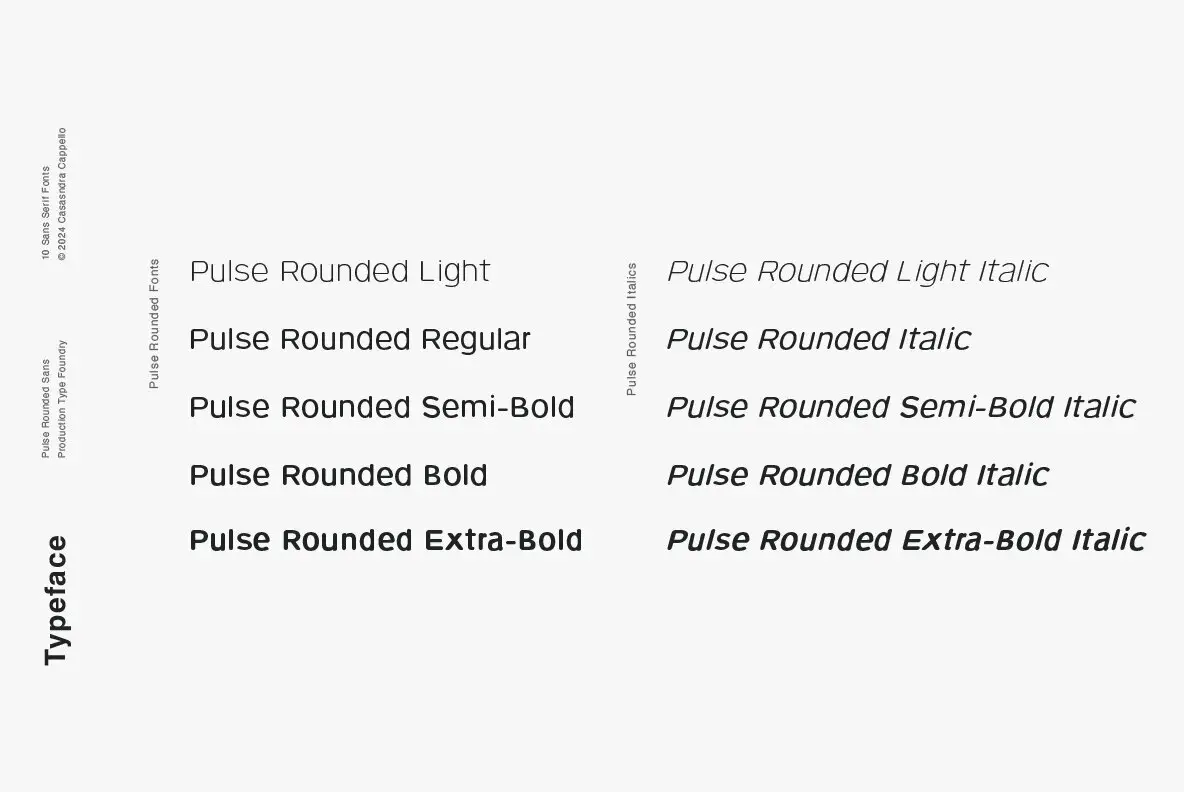 Pulse Rounded Font - YouWorkForThem