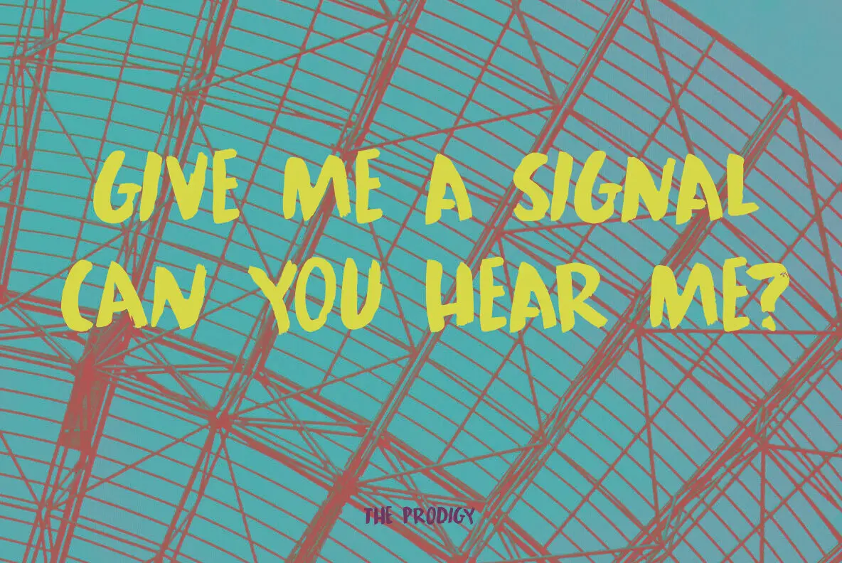 Surround Signal Font - YouWorkForThem