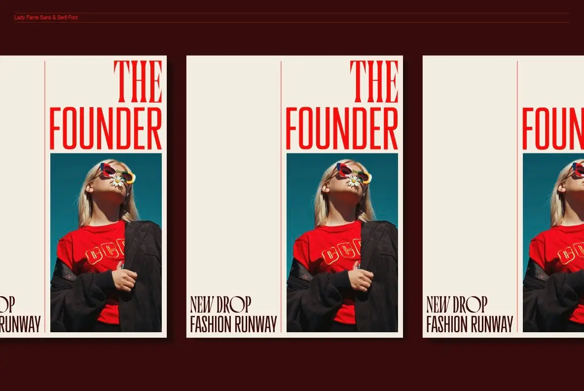 Lady Fame Font - YouWorkForThem