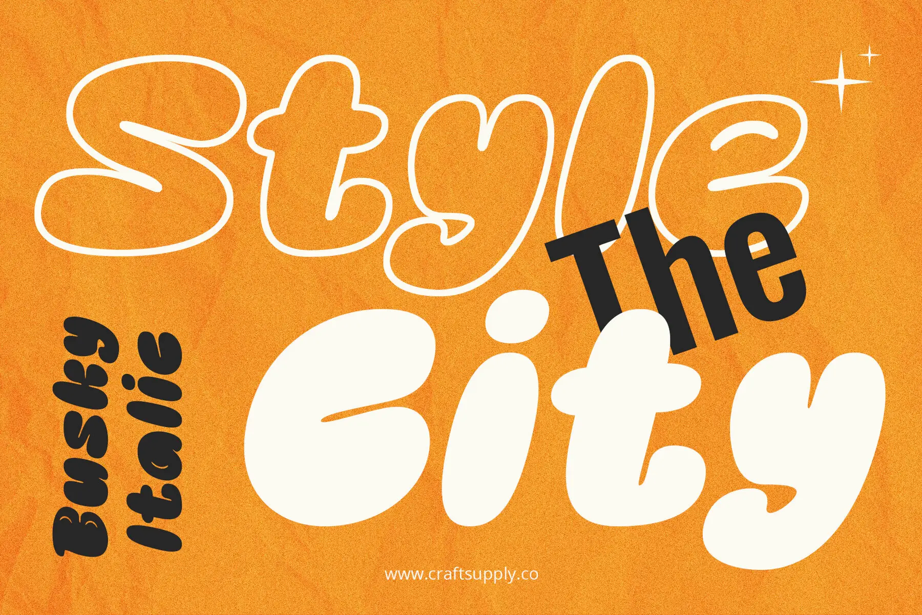 Busky Font - YouWorkForThem