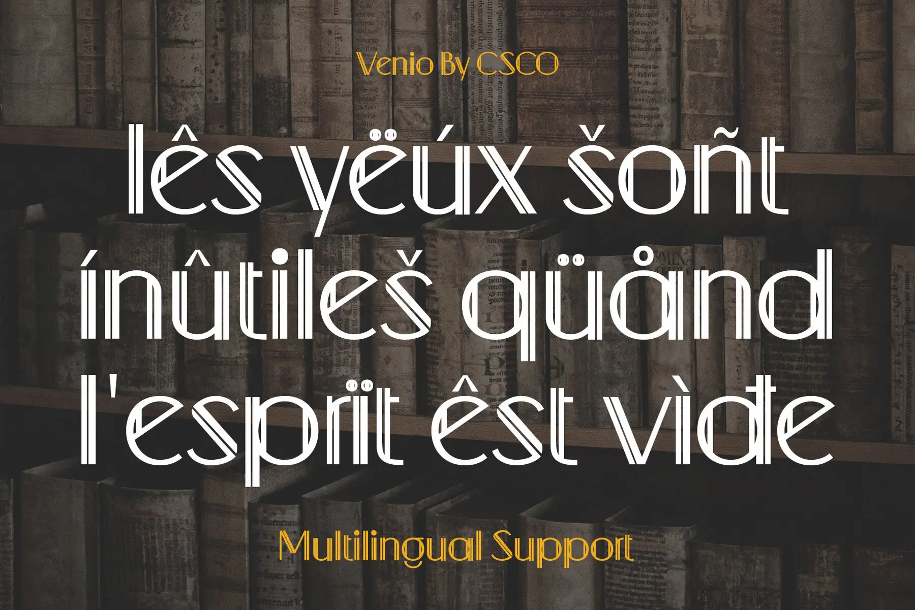 Venio Font - YouWorkForThem