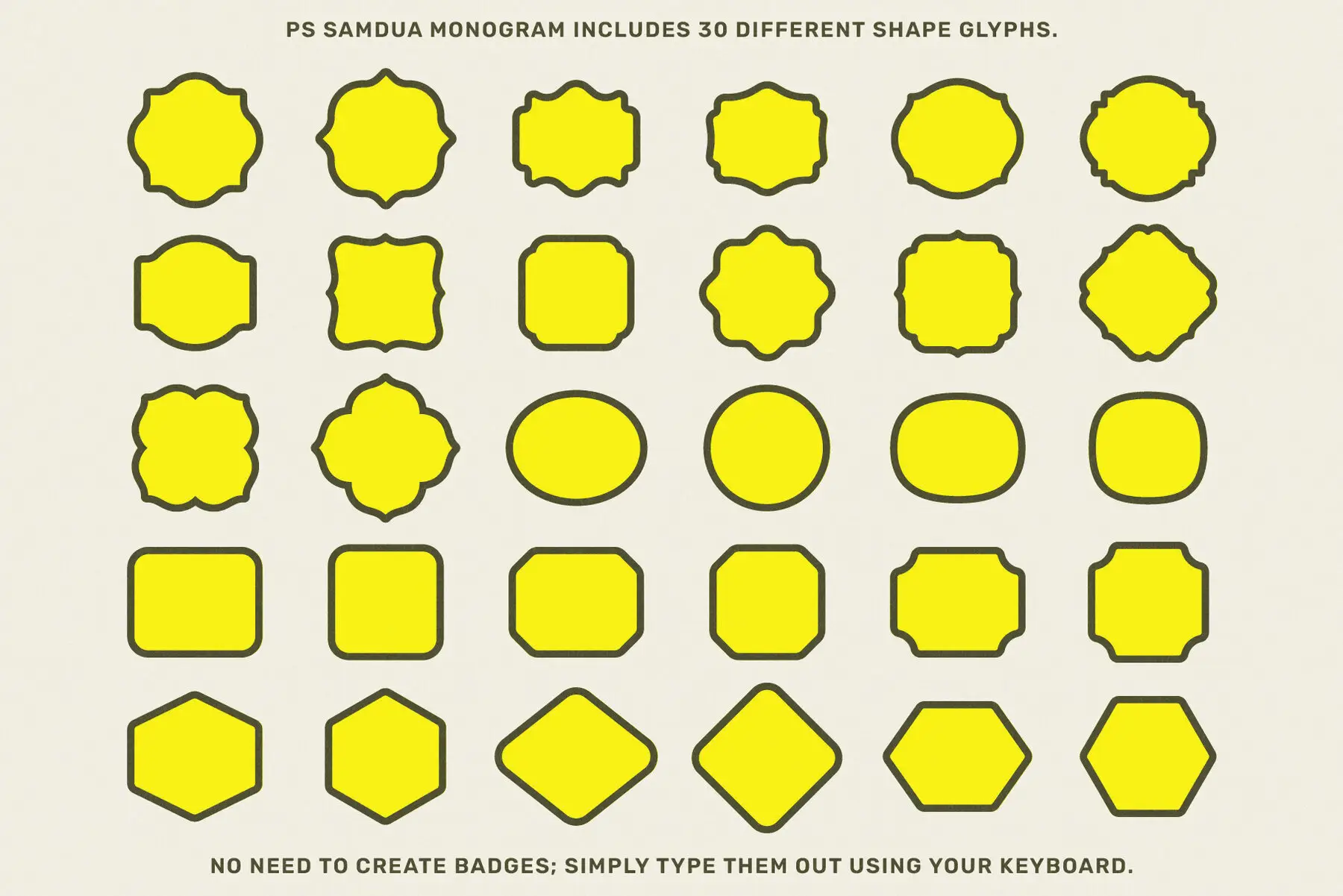 PS Samdua Monogram Font - FontPath